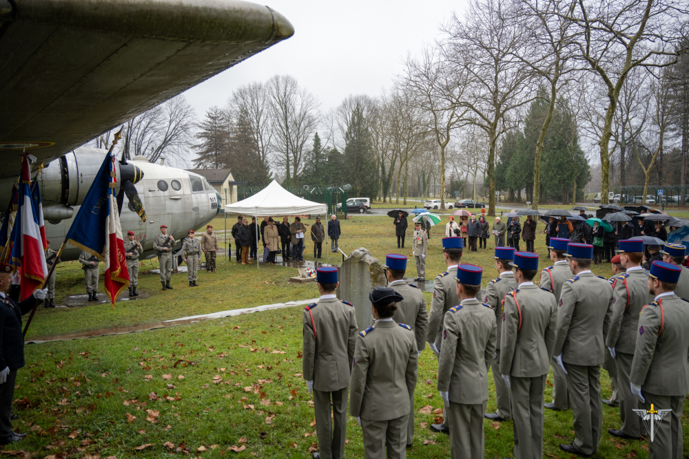 Cérémonie mémorielle en l'honneur 6 AET décédés le 30/07/1971 en accident de Noratlas